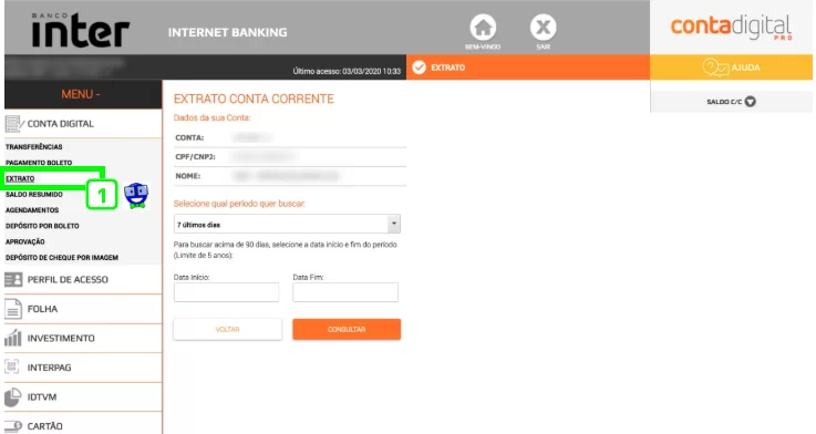 Como exportar o extrato do Banco Inter em formato OFX - Blog